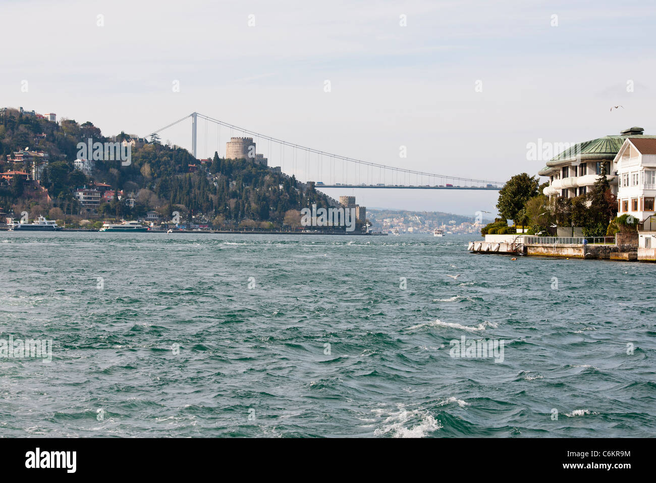 Fatih Sultan Mehmed Bridge,Bosphorus,Blue Mosque & Hagia Sophia in ...