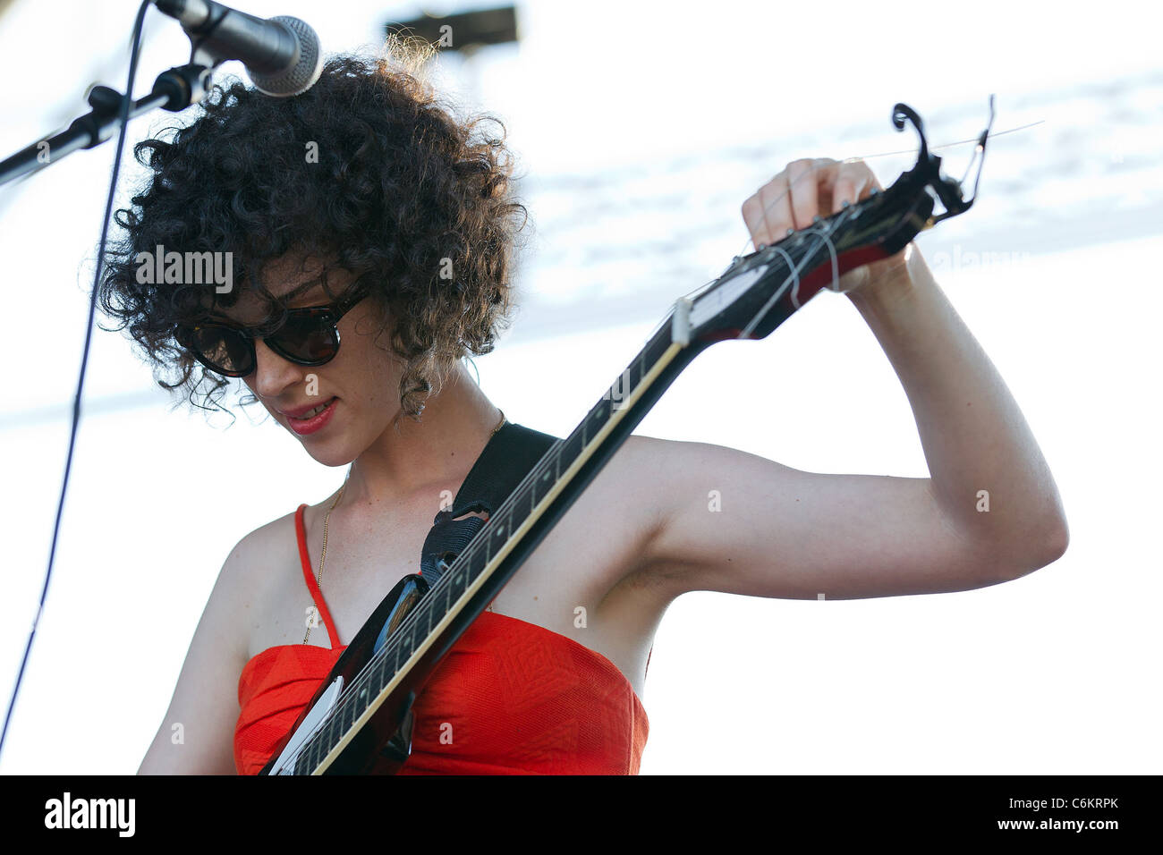 Annie Clark aka St. Vincent, performing at the 16th Festival SuperBock ...