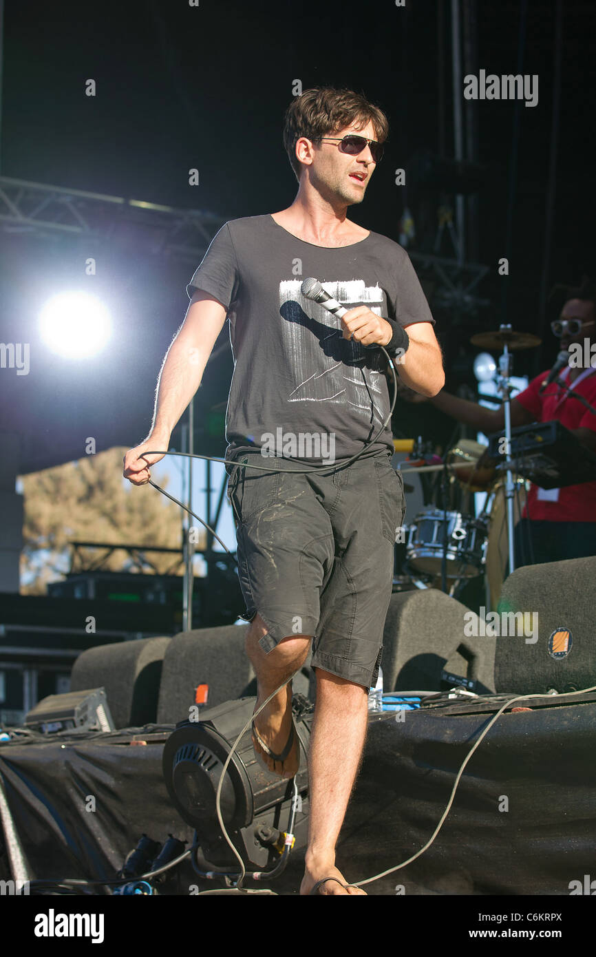 Jamie Lidell, performing at the 16th Festival SuperBock SuperRock - Day ...