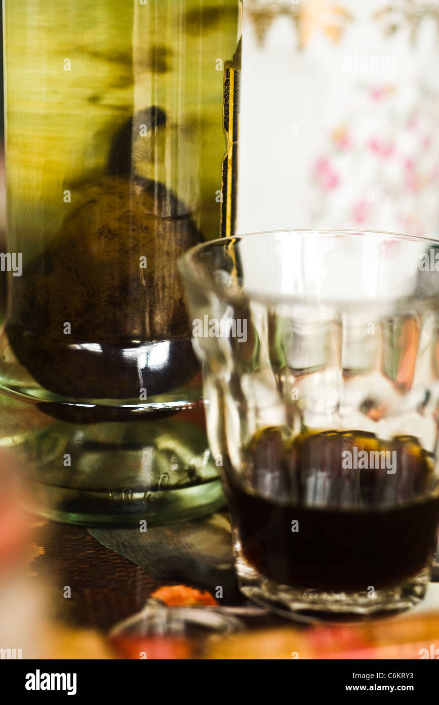 Coffee with brandy Stock Photo - Alamy