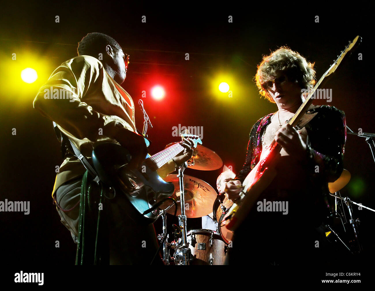 Andrew Levy and Simon Bartholomew of Brand New Heavies performing at ...