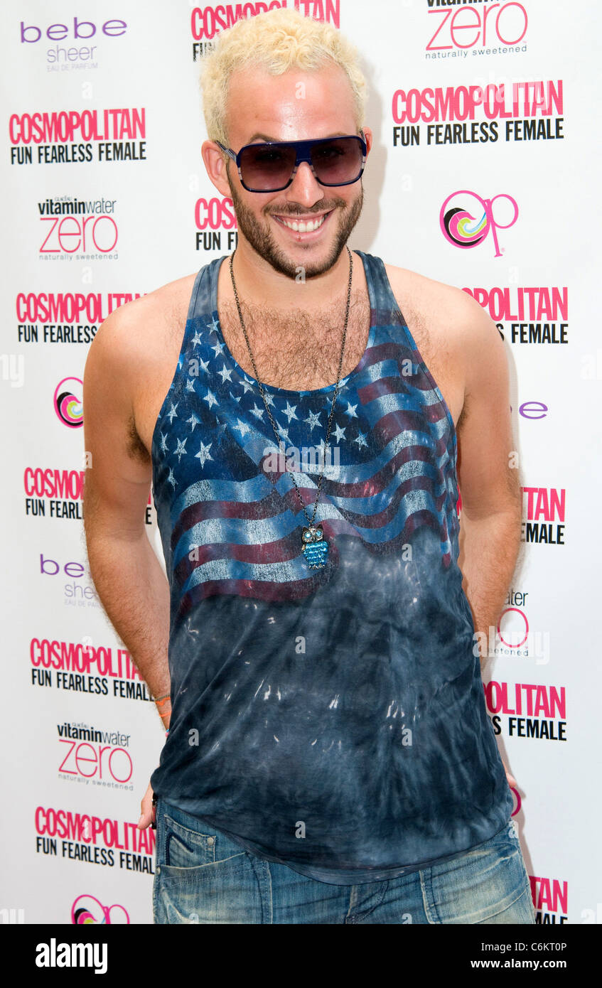 Micah Jesse Cosmopolitan Magazine Summer Friday party held at The Yard ...