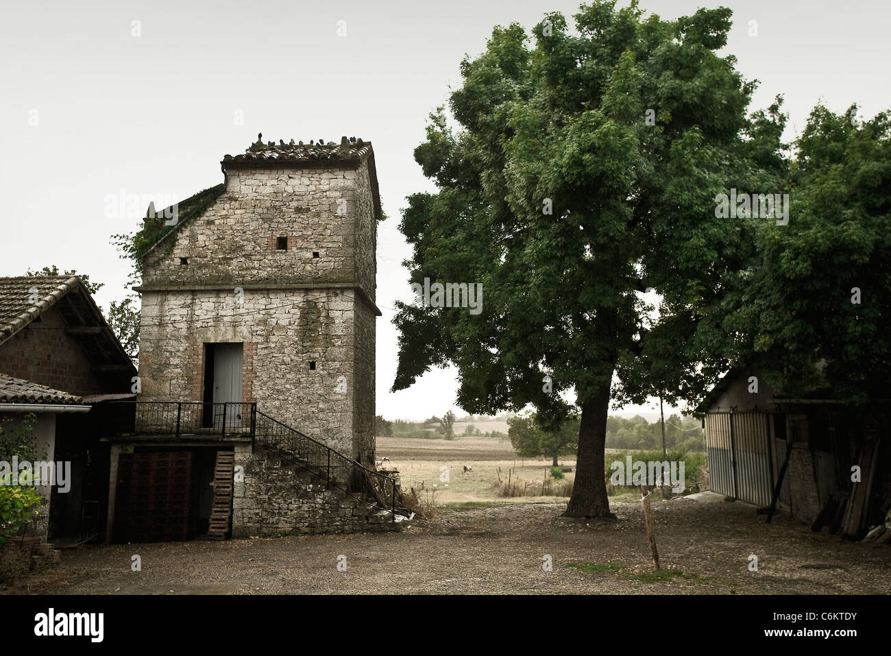 Rustic rural scene Stock Photo - Alamy