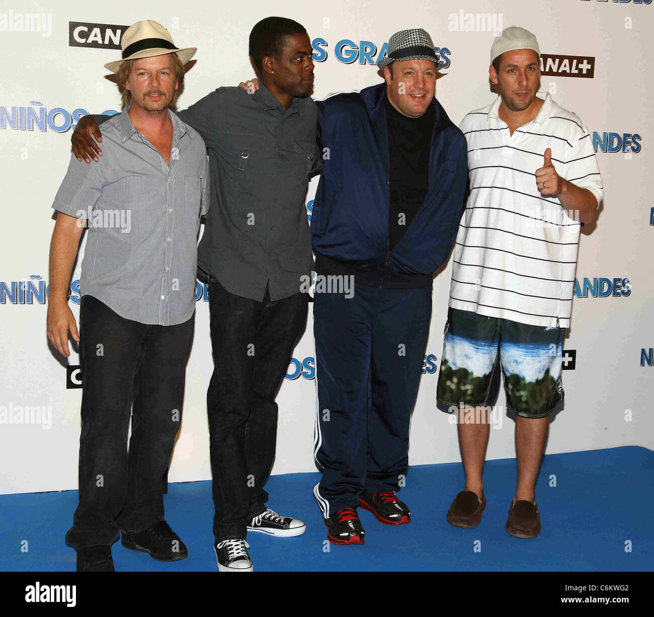 David Spade, Chris Rock, Kevin James and Adam Sandler The Spanish ...