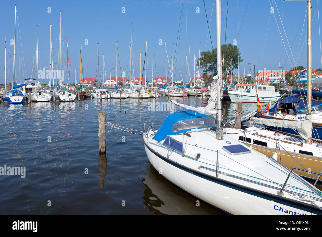 marina, Baltic Sea Spa Rerik, Mecklenburg-West Pomerania, Germany Stock ...