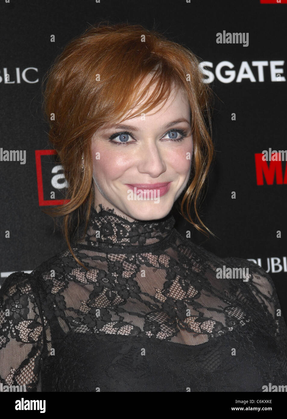 Christina Hendricks AMC's "Mad Men" Season 4 Premiere at the Mann ...