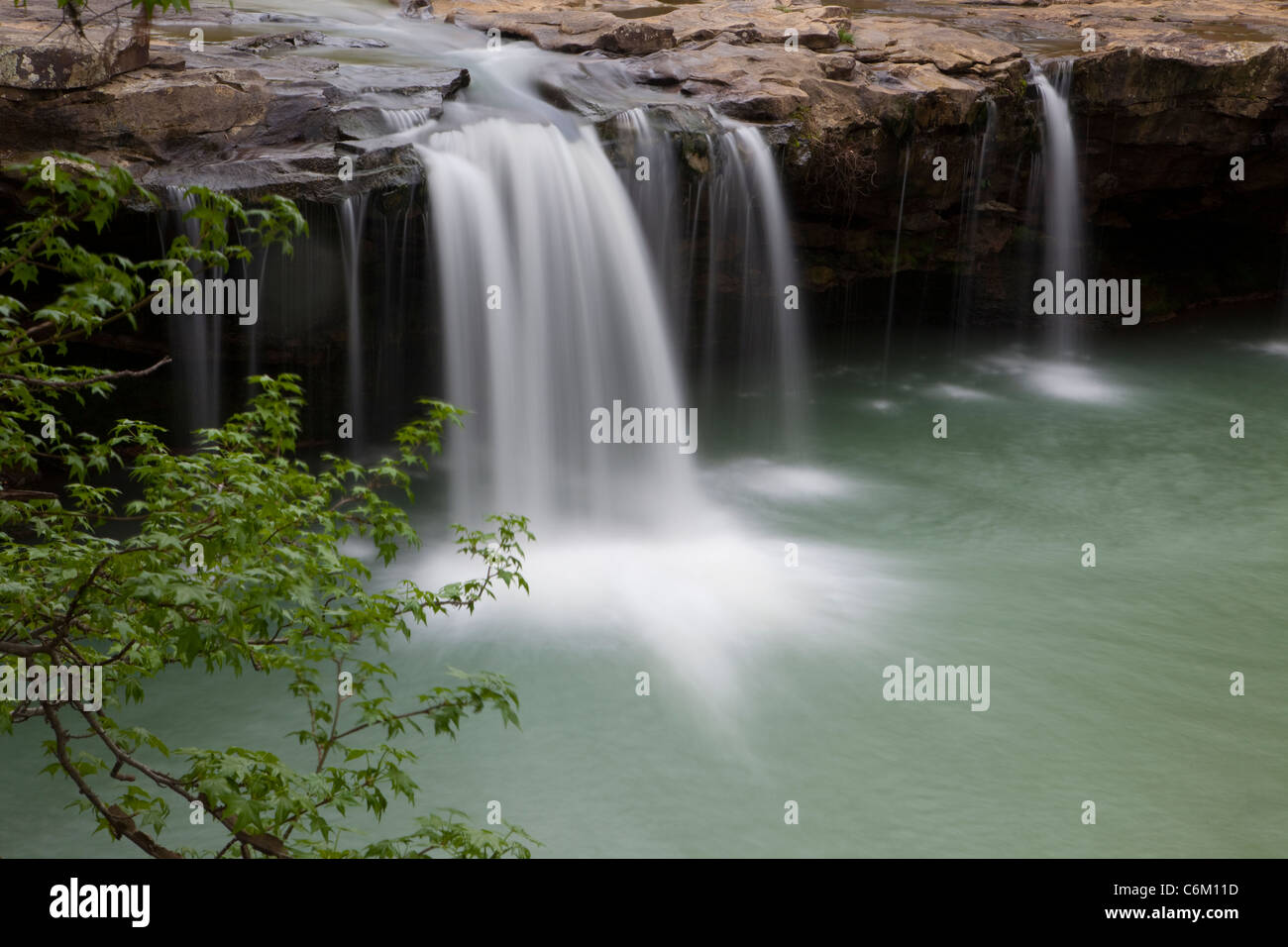 Waterfall in the Ozark Mountains of Arkansas– USA Stock Photo - Alamy