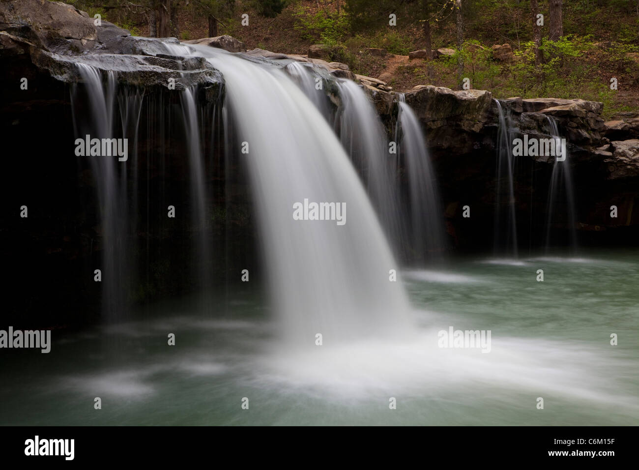 Waterfall in the Ozark Mountains of Arkansas– USA Stock Photo - Alamy