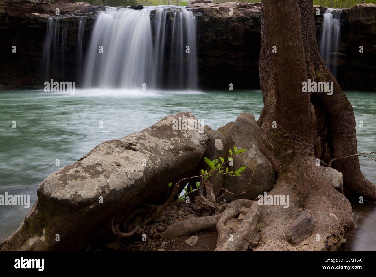 Waterfall in the Ozark Mountains of Arkansas– USA Stock Photo - Alamy