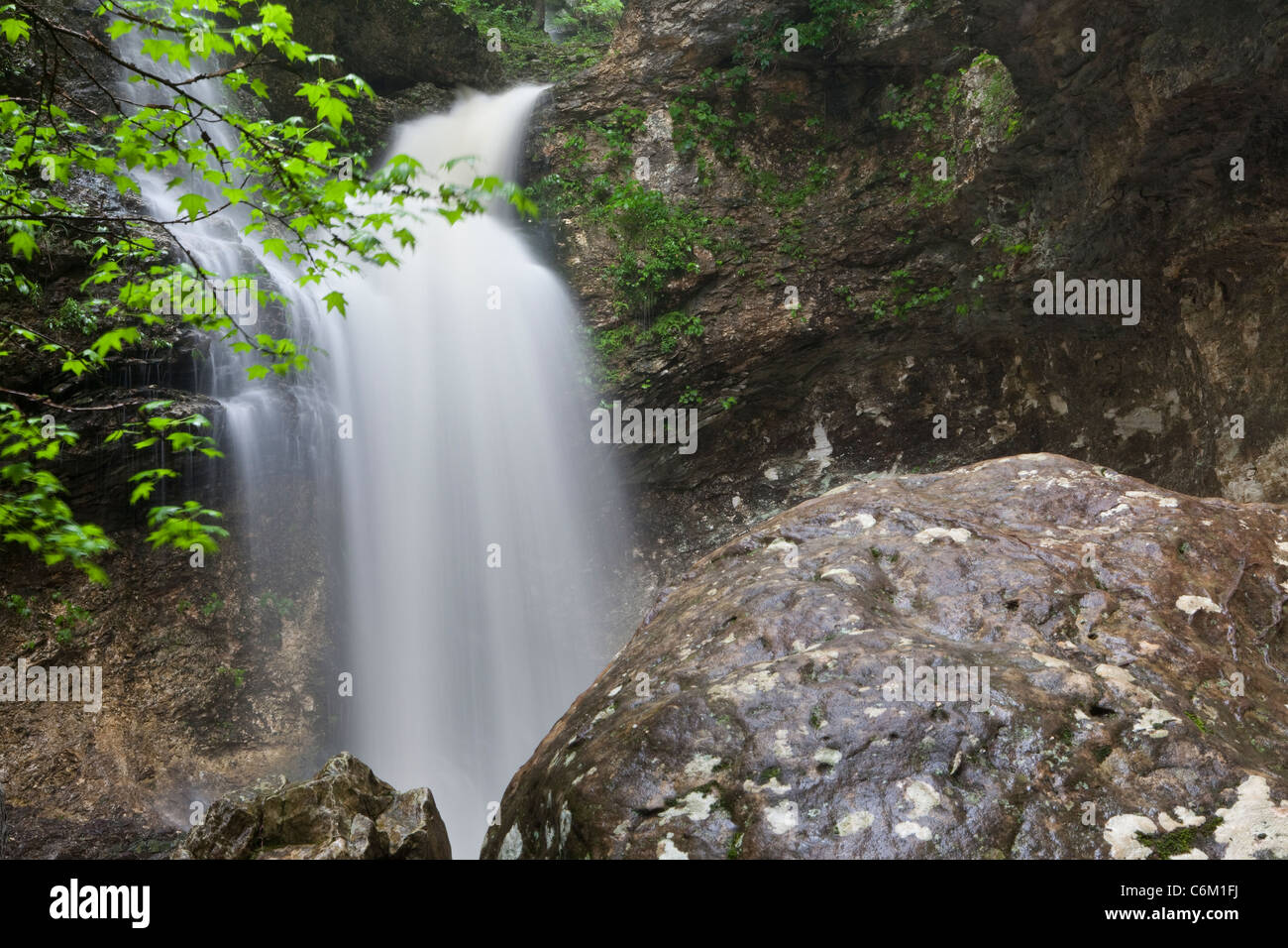 Eden Falls, Hidden Valley, Ozark Mountains of Arkansas – USA Stock ...