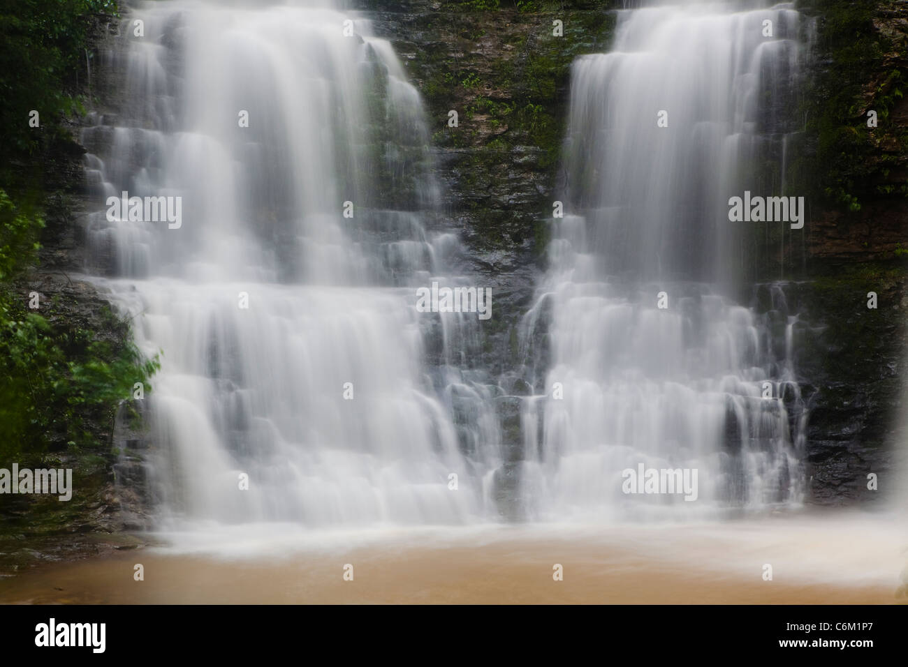 Triple Falls, Camp Orr, Ozark Mountains of Arkansas – USA Stock Photo ...