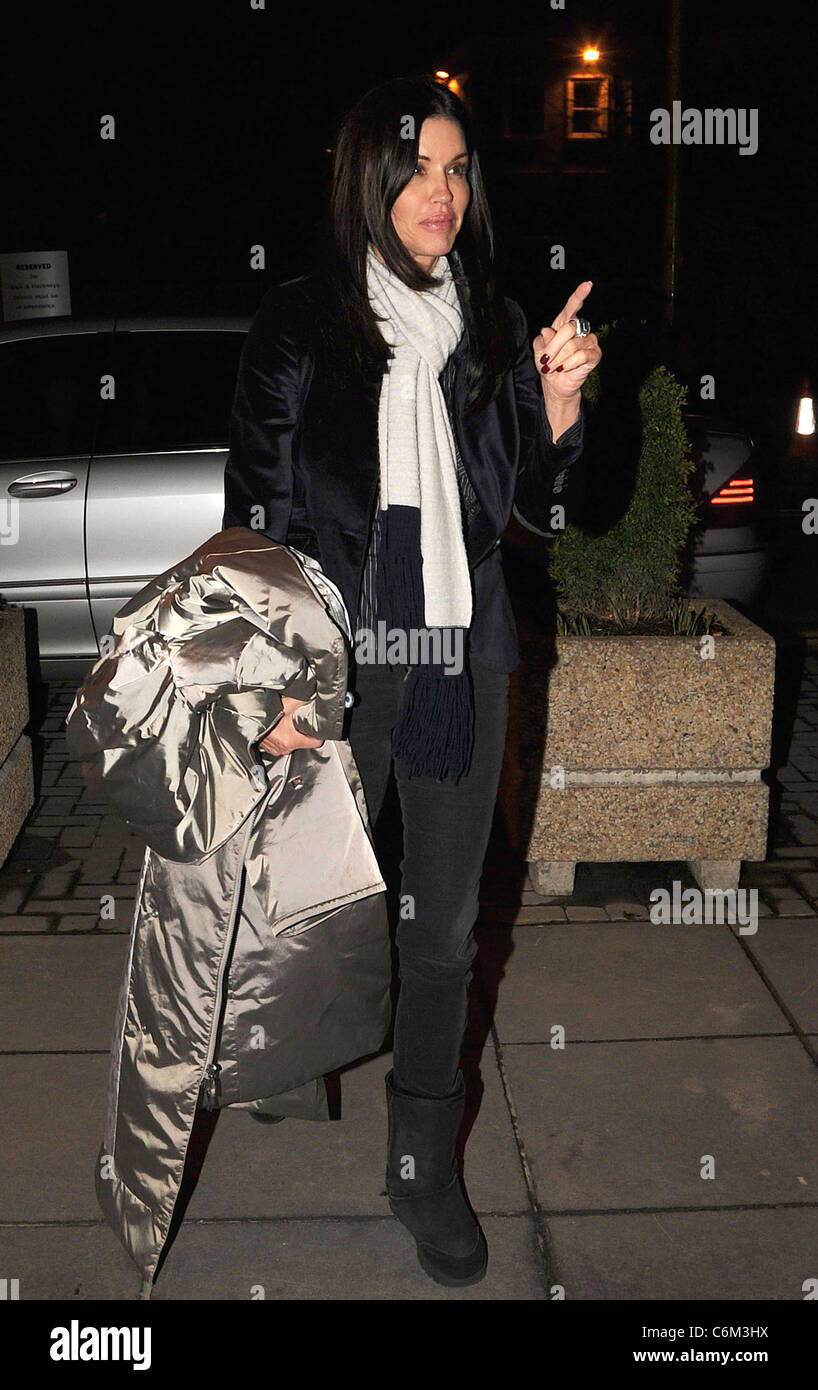 Janice Dickinson outside the RTE studios prior to an appearance on the ...