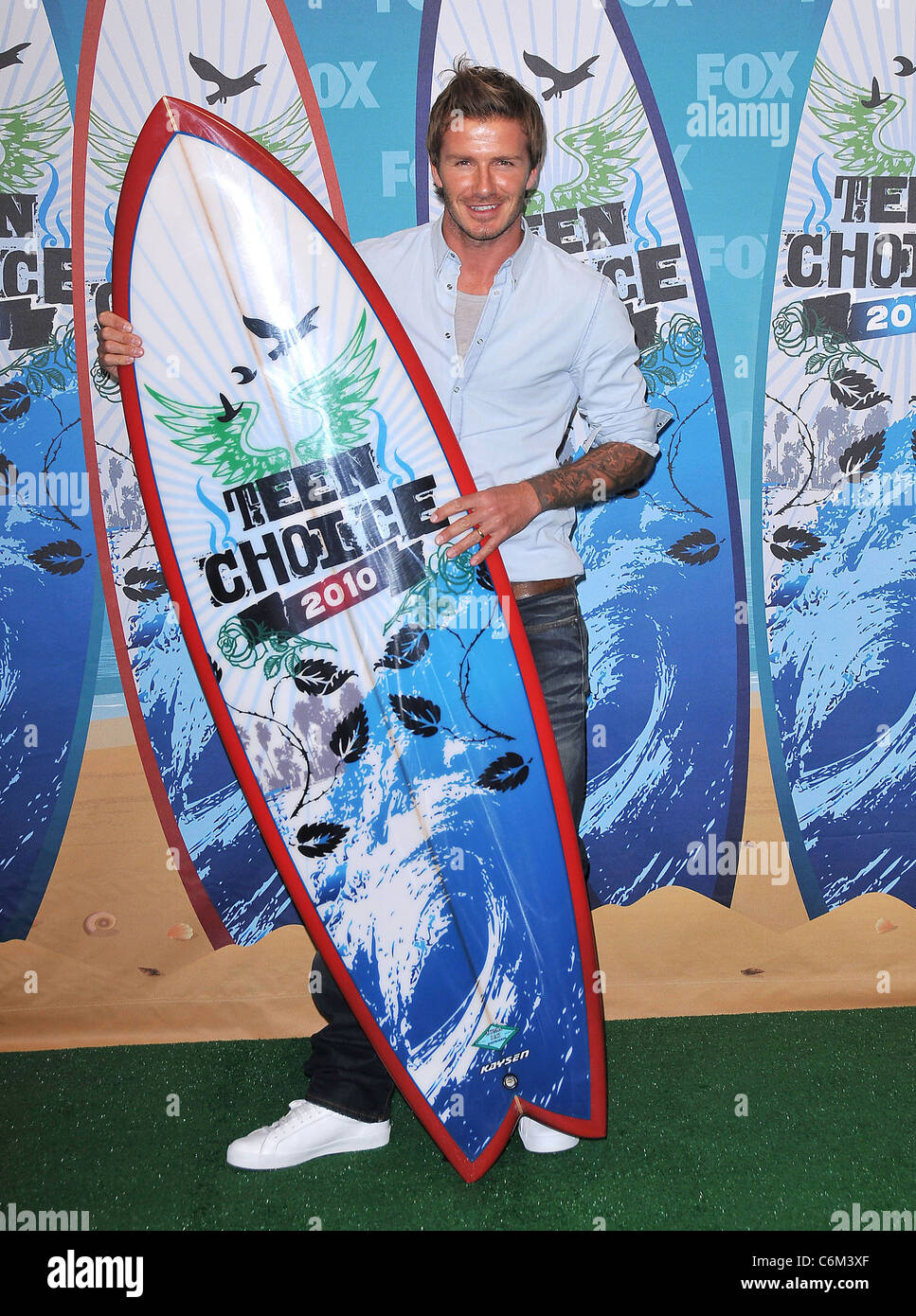 David Beckham The 12th Annual Teen Choice Awards 2010 held at the ...