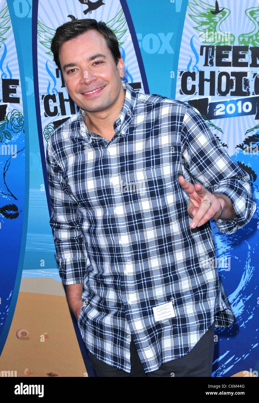 Jimmy Fallon The 12th Annual Teen Choice Awards 2010 held at the ...