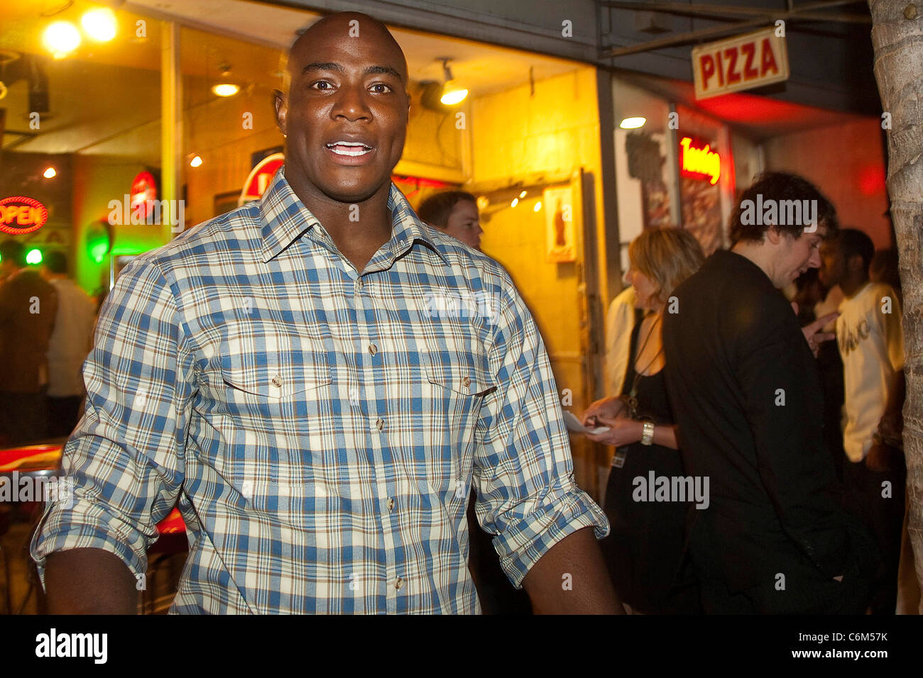 NFL Dallas Cowboys football player DeMarcus Ware out and about on ...