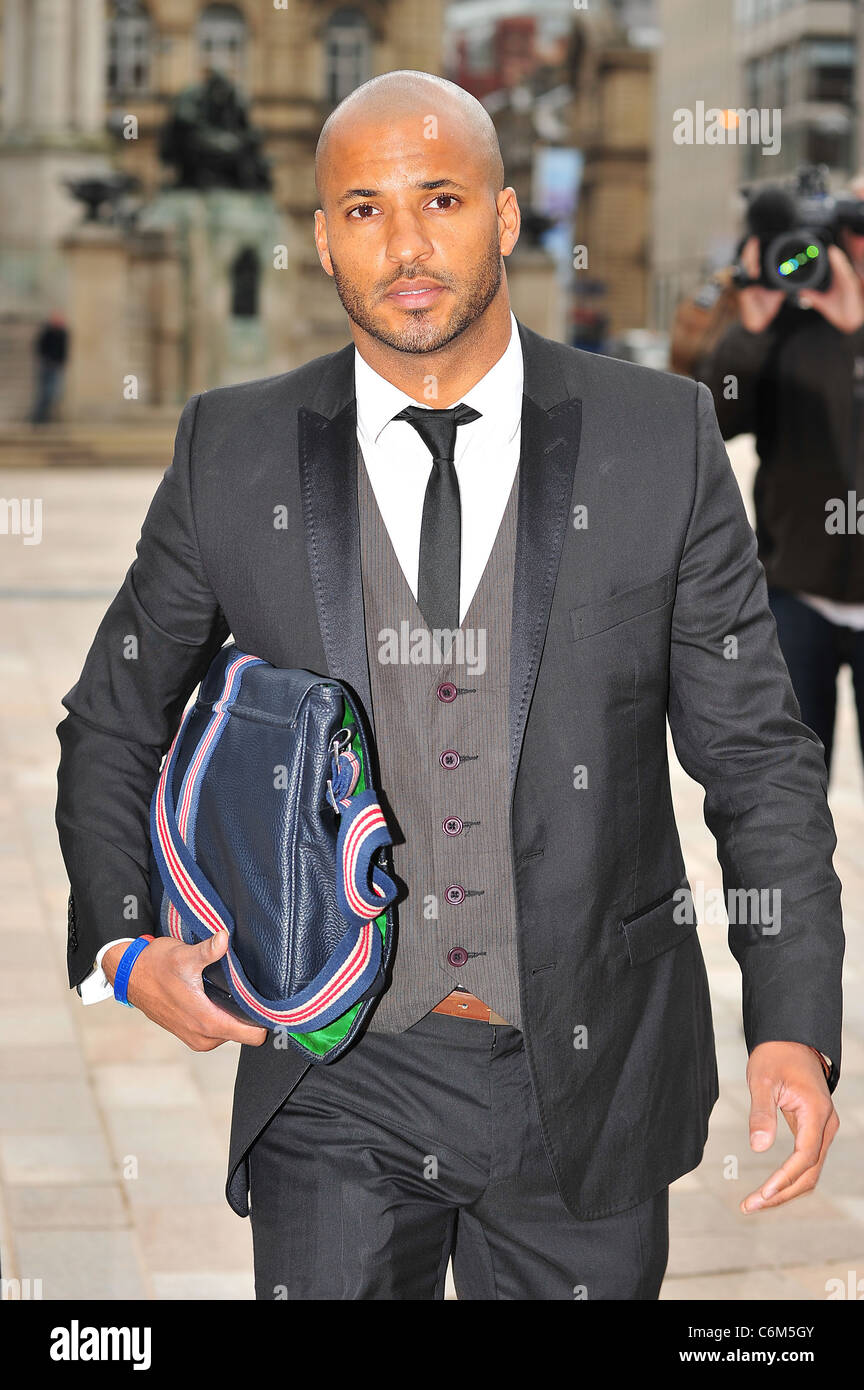 Ricky Whittle arriving at Liverpool Crown Court to stand trial for ...