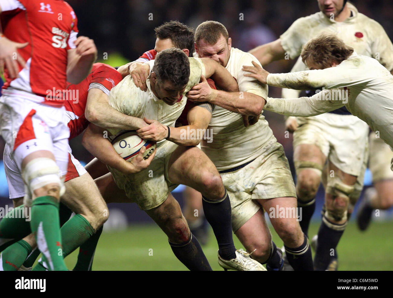 Nick Easter during the RBS 6 Nations Championship match between England ...