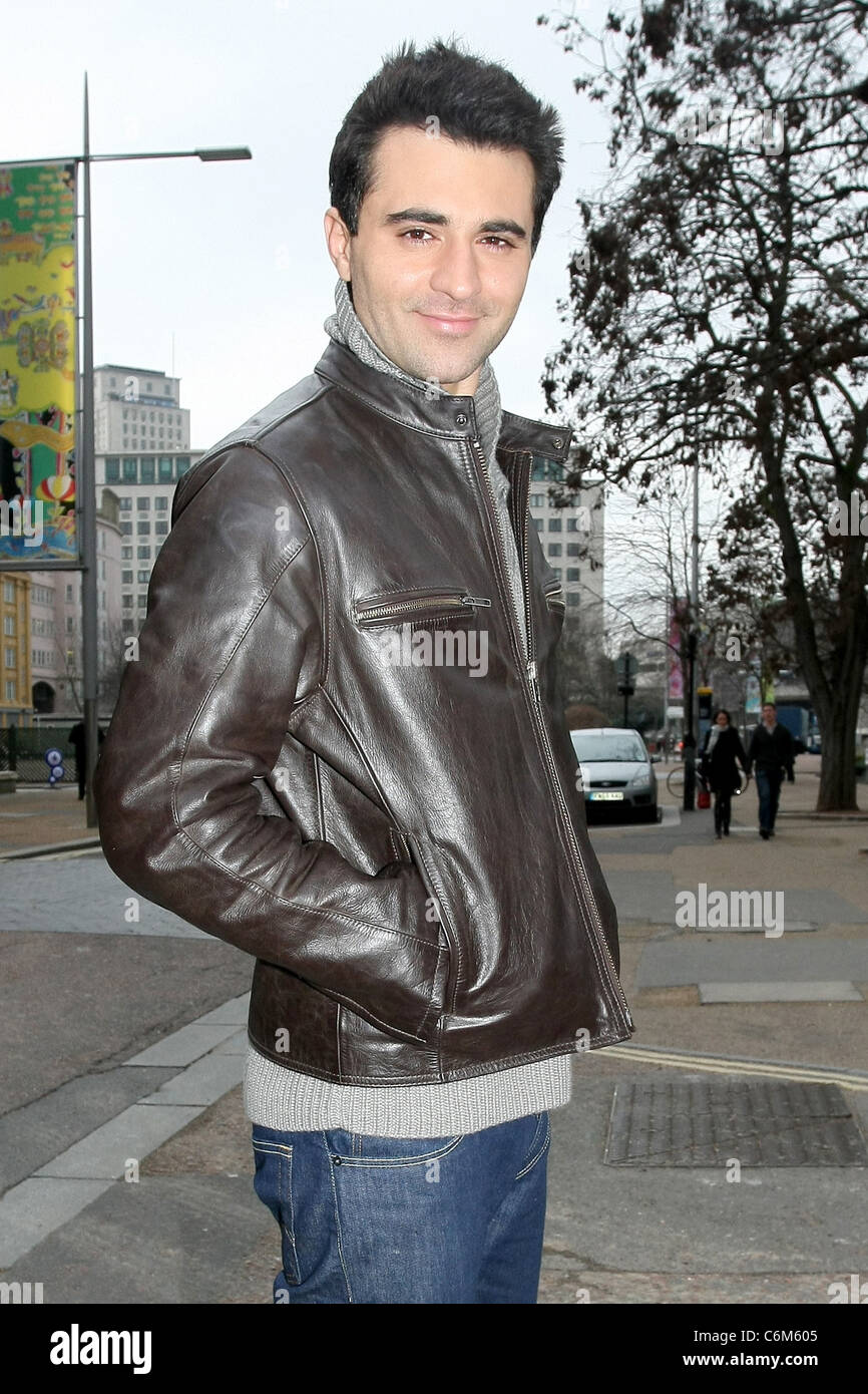 Darius Danesh leaving the ITV studios London, England - 08.02.10 Stock ...