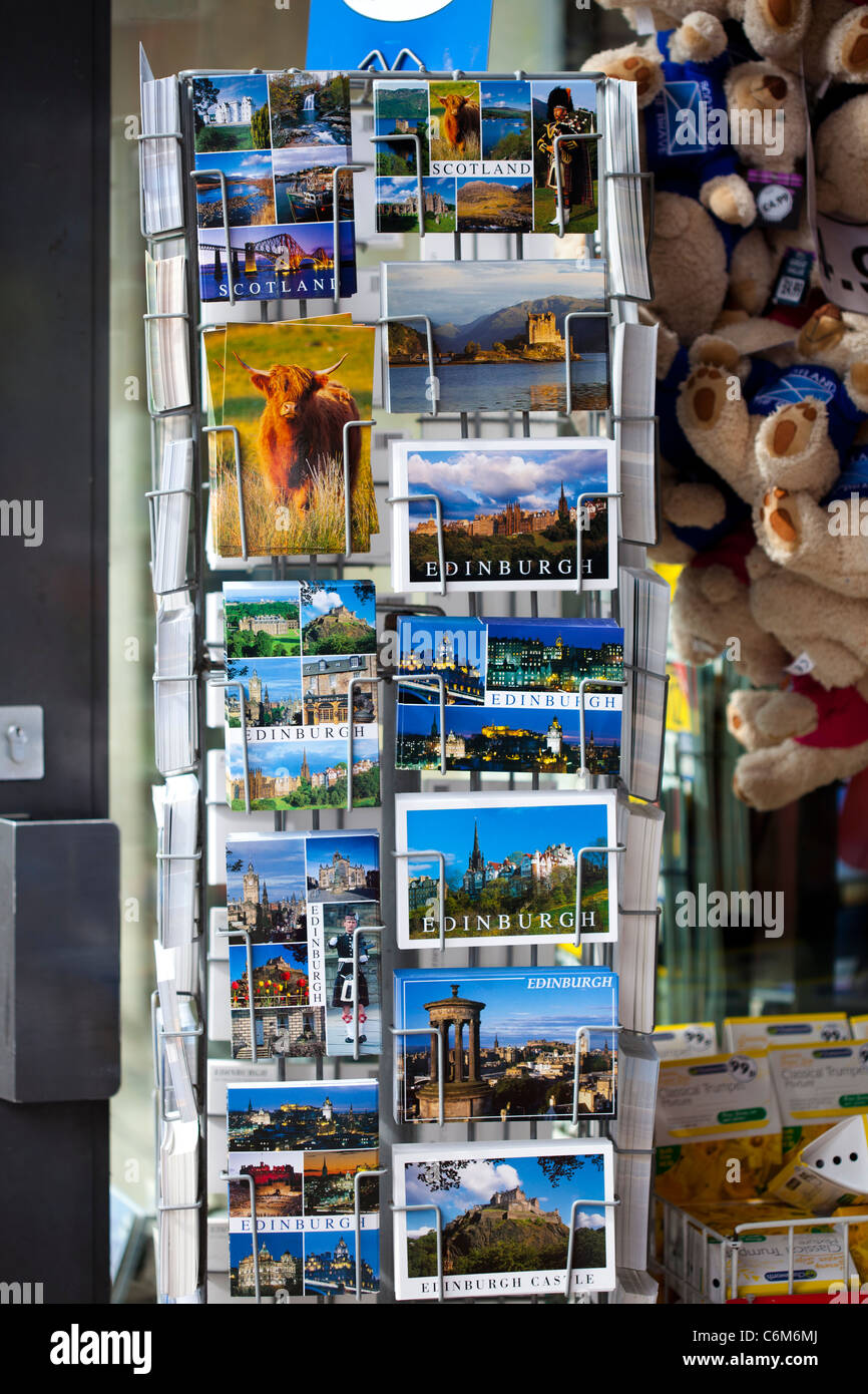 Postcards on rack hi-res stock photography and images - Alamy