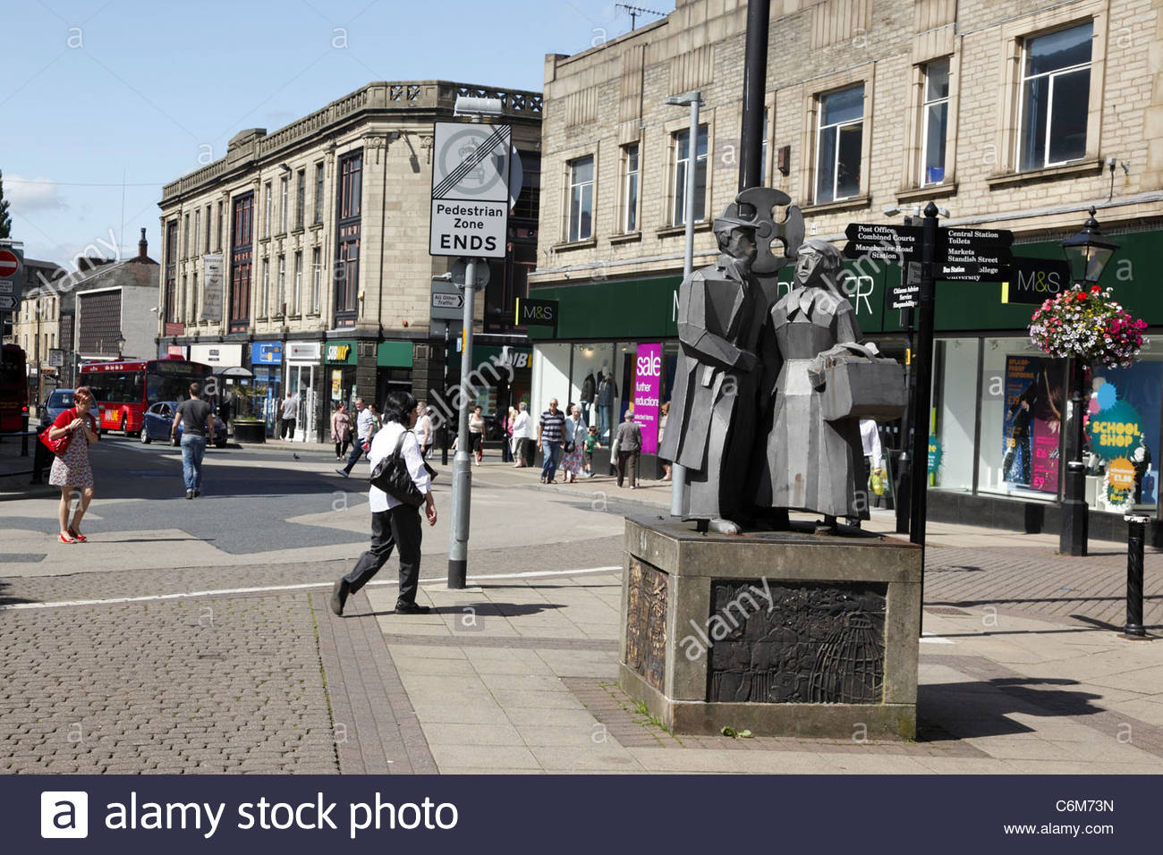 Burnley Town Centre High Resolution Stock Photography and Images - Alamy
