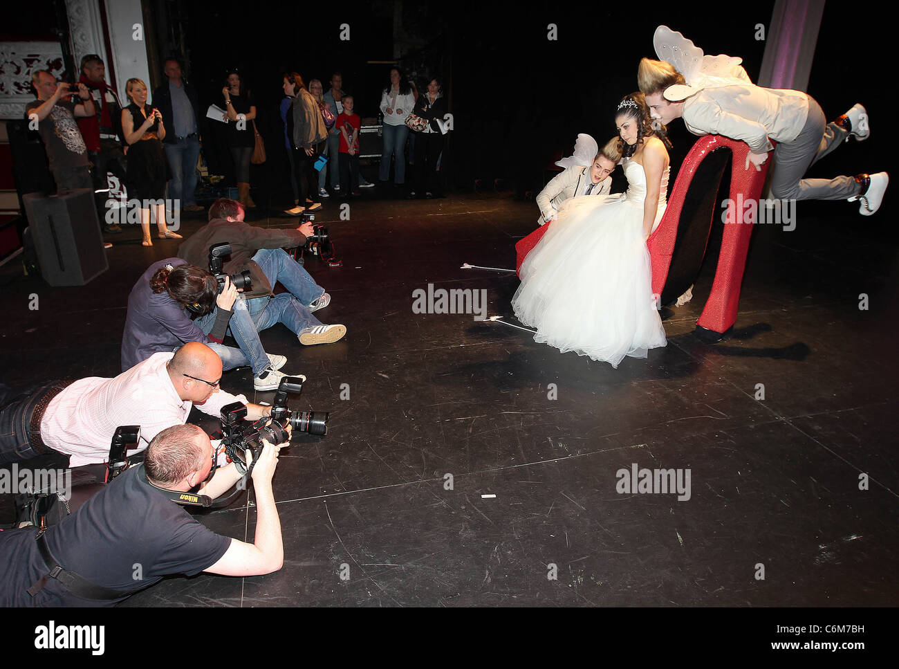 Jessica Cervi with John Grimes and Edward Grimes Jedward are unveiled ...