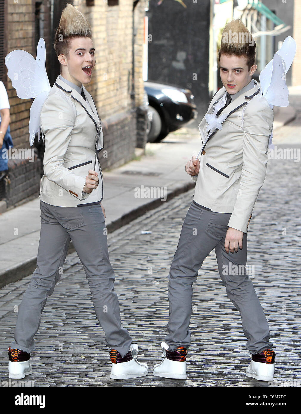 John Grimes and Edward Grimes Jedward are unveiled as Cinderella's ...