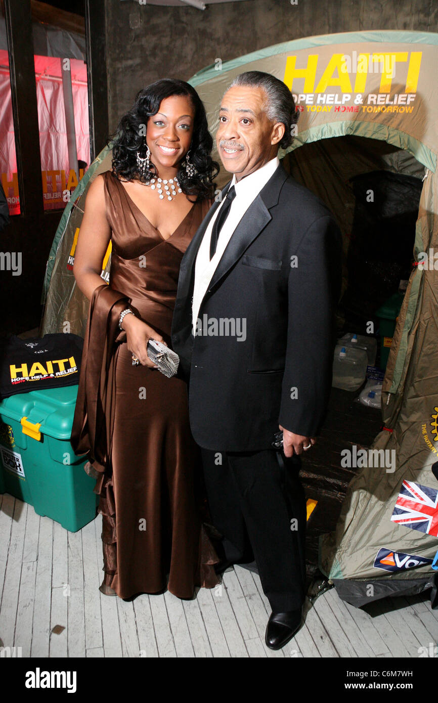 Al Sharpton and daughter Dominique Sharpton Hope Help & Relief Haiti 'A ...