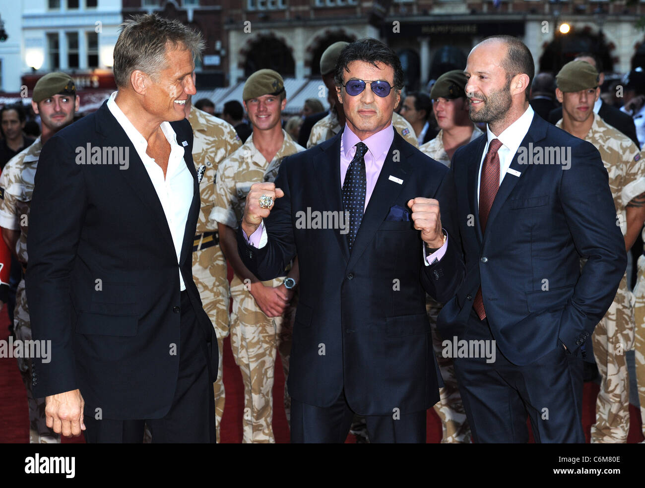 Dolph Lundgren, Sylvester Stallone, Jason Statham The Expendables - UK ...