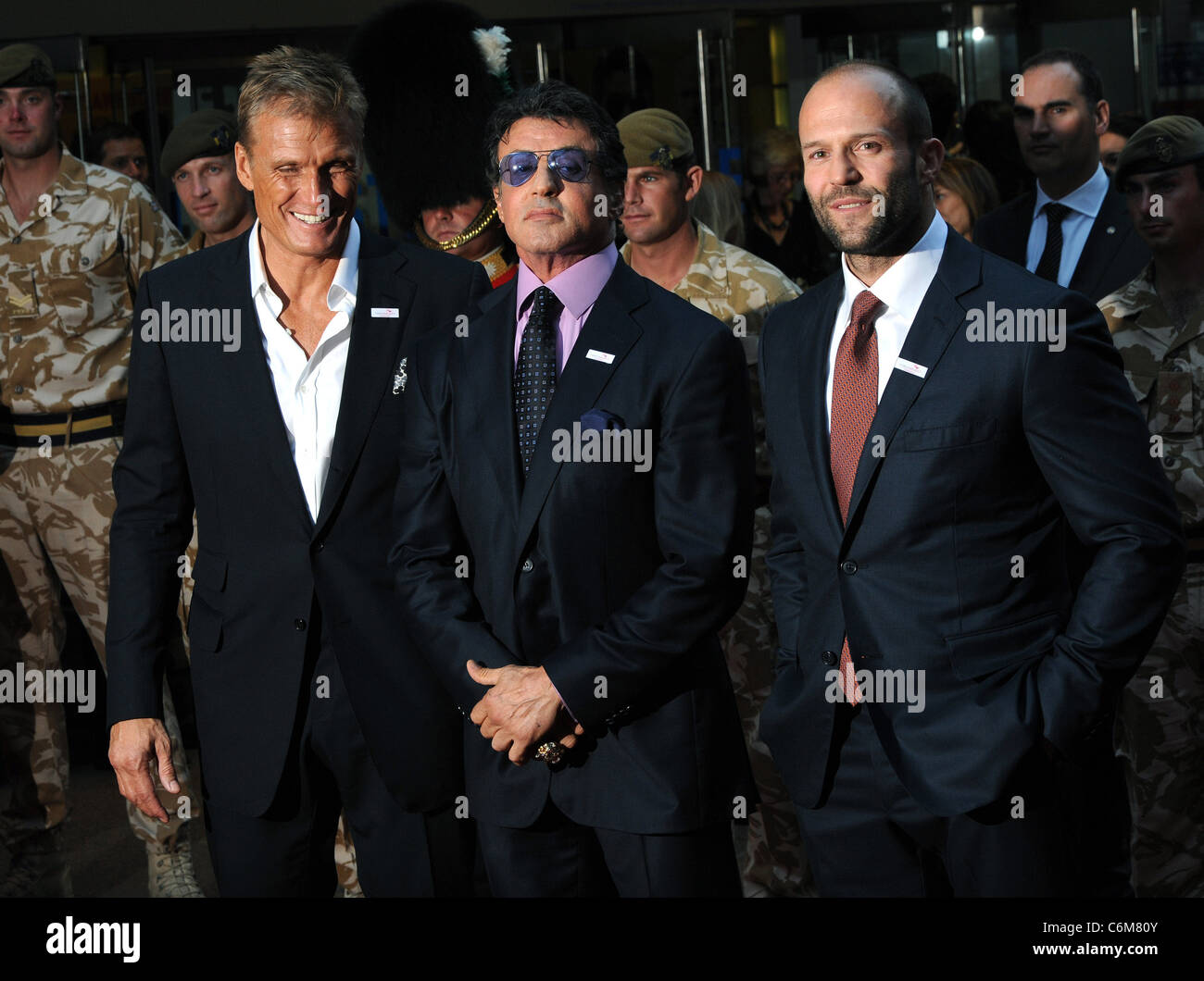 Dolph Lundgren, Sylvester Stallone, Jason Statham The Expendables - UK ...