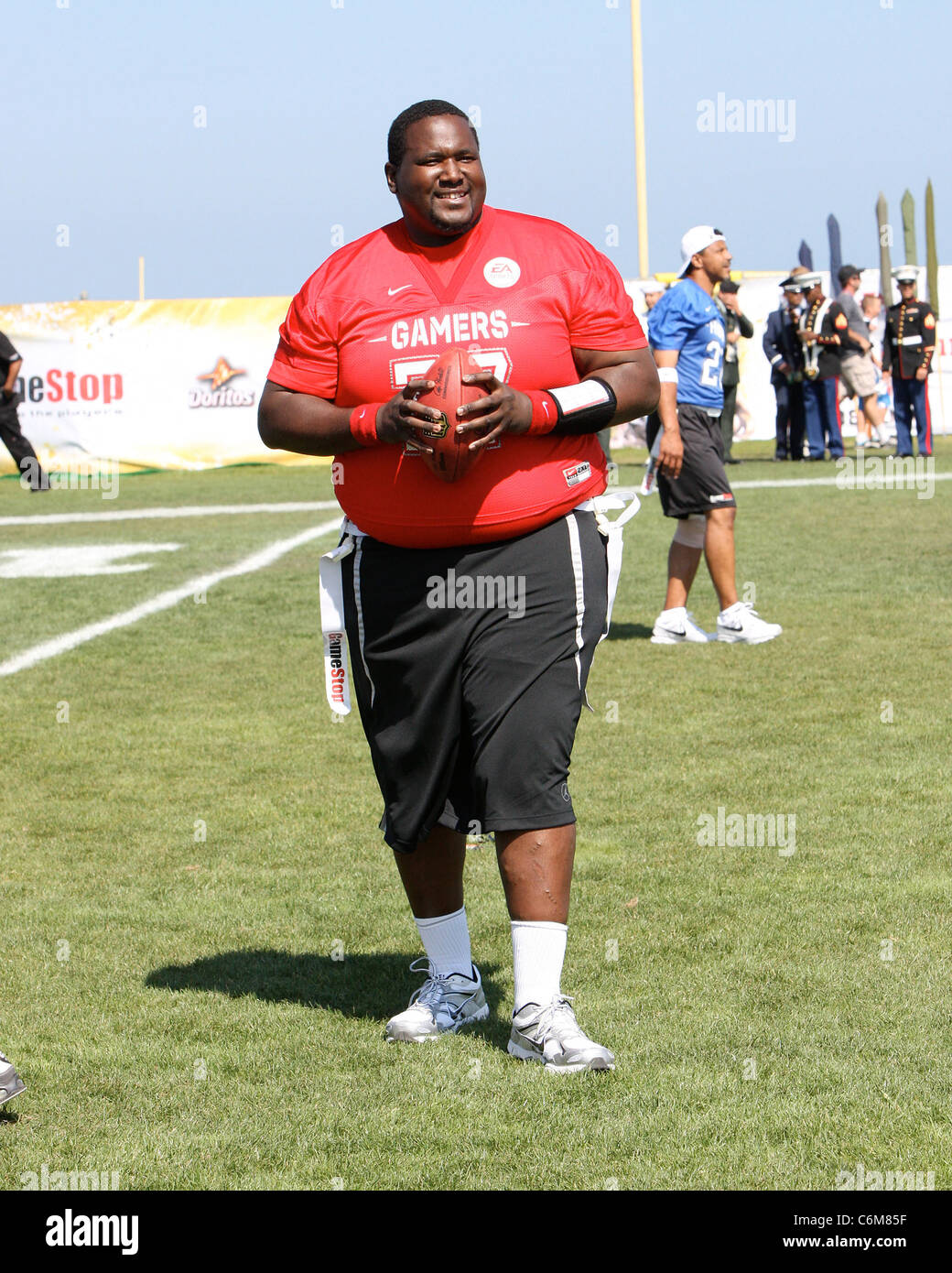 Quinton Aaron Madden NFL 11 Pigskin Pro-Am Event Malibu, California ...
