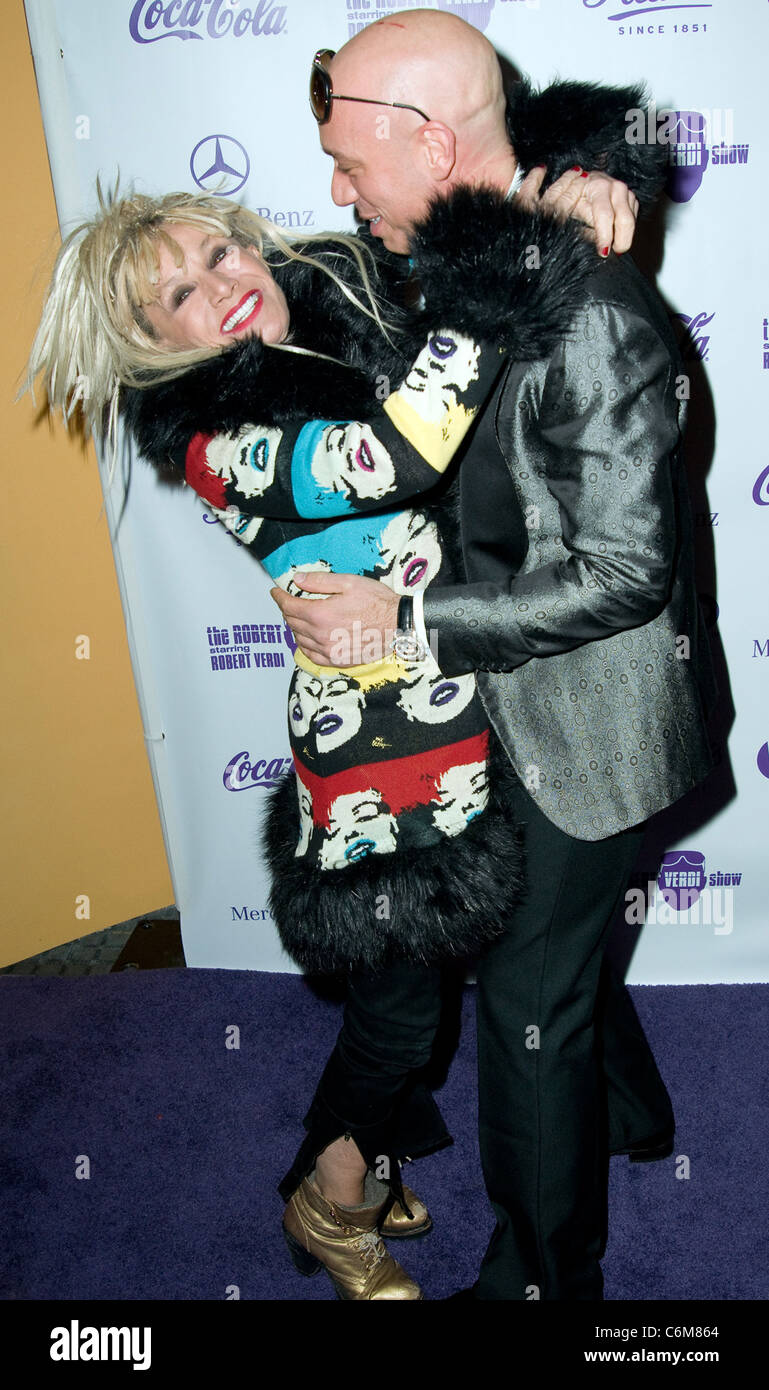 Fashion Stylist Robert Verdi and Fashion Designer Betsy Johnson attend ...