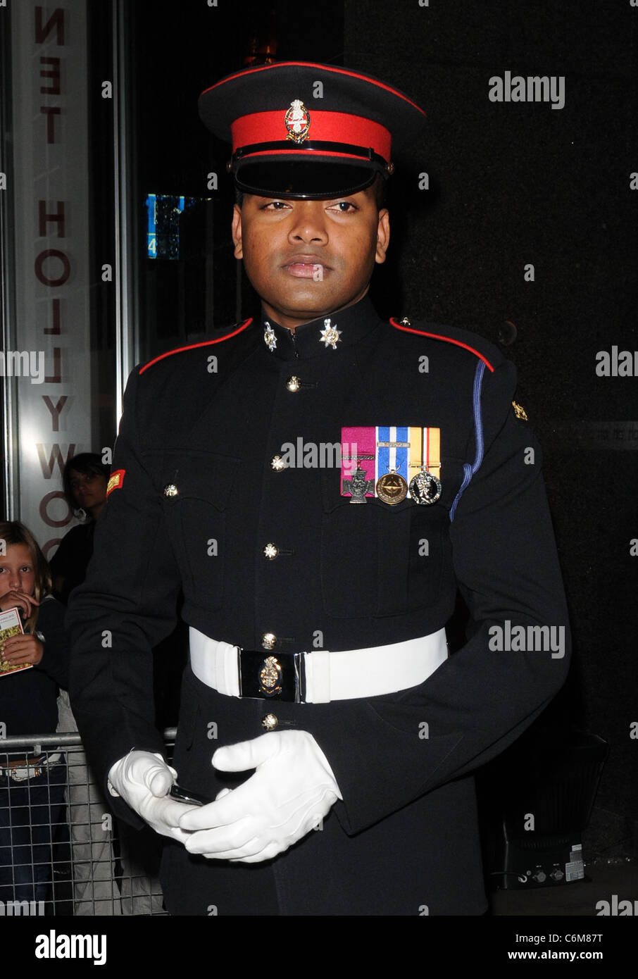 Lance Corporal Johnson Beharry attends 'The Expendables' after party ...