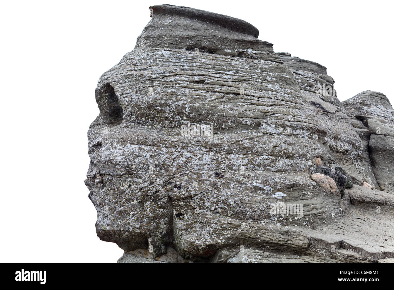 Romanian Sphinx, geological phenomenon formed through erosion, isolated ...