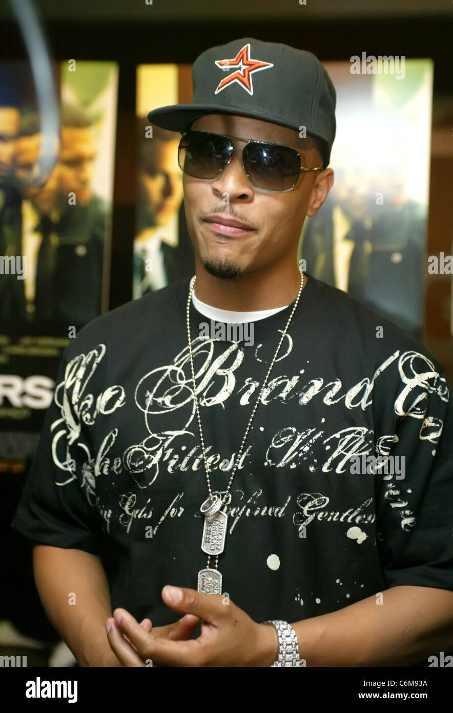 Rapper T.I. Screening of 'Takers' held at the Georgetown AMC Washington ...