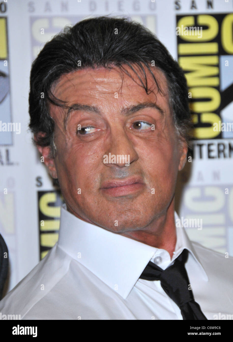 Sylvester Stallone Comic Con 2010 held at the San Diego Convention ...
