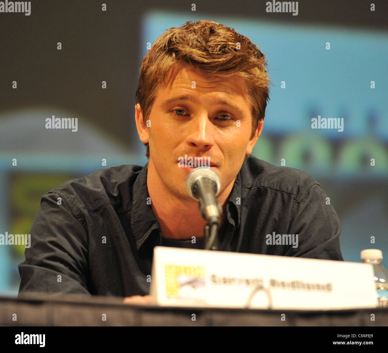 Garrett Hedlund Comic Con 2010 held at the San Diego Convention Center ...