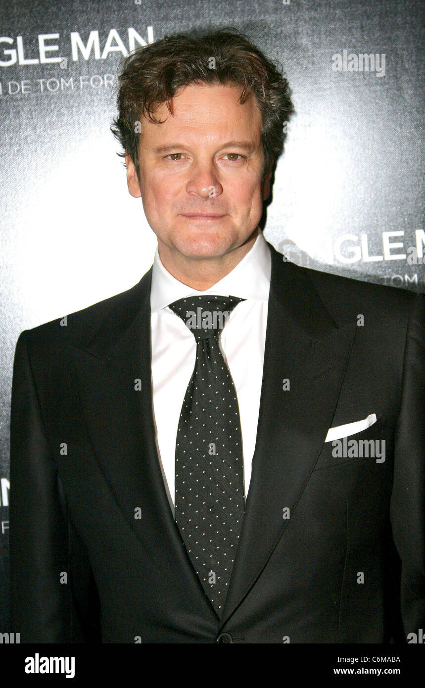 Colin Firth Premiere of 'A Single Man' at Cinema UGC Normandie Paris ...