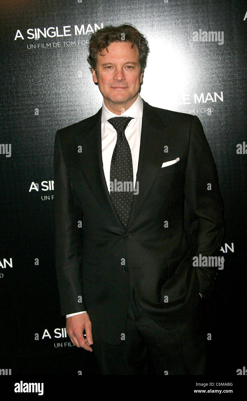 Colin Firth Premiere of 'A Single Man' at Cinema UGC Normandie Paris ...
