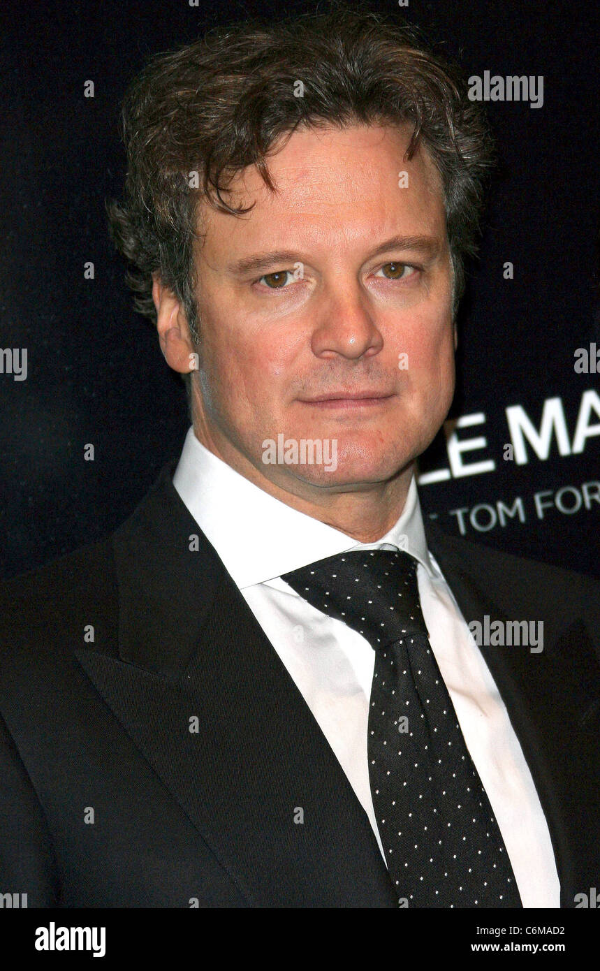 Colin Firth Premiere of 'A Single Man' at Cinema UGC Normandie Paris ...
