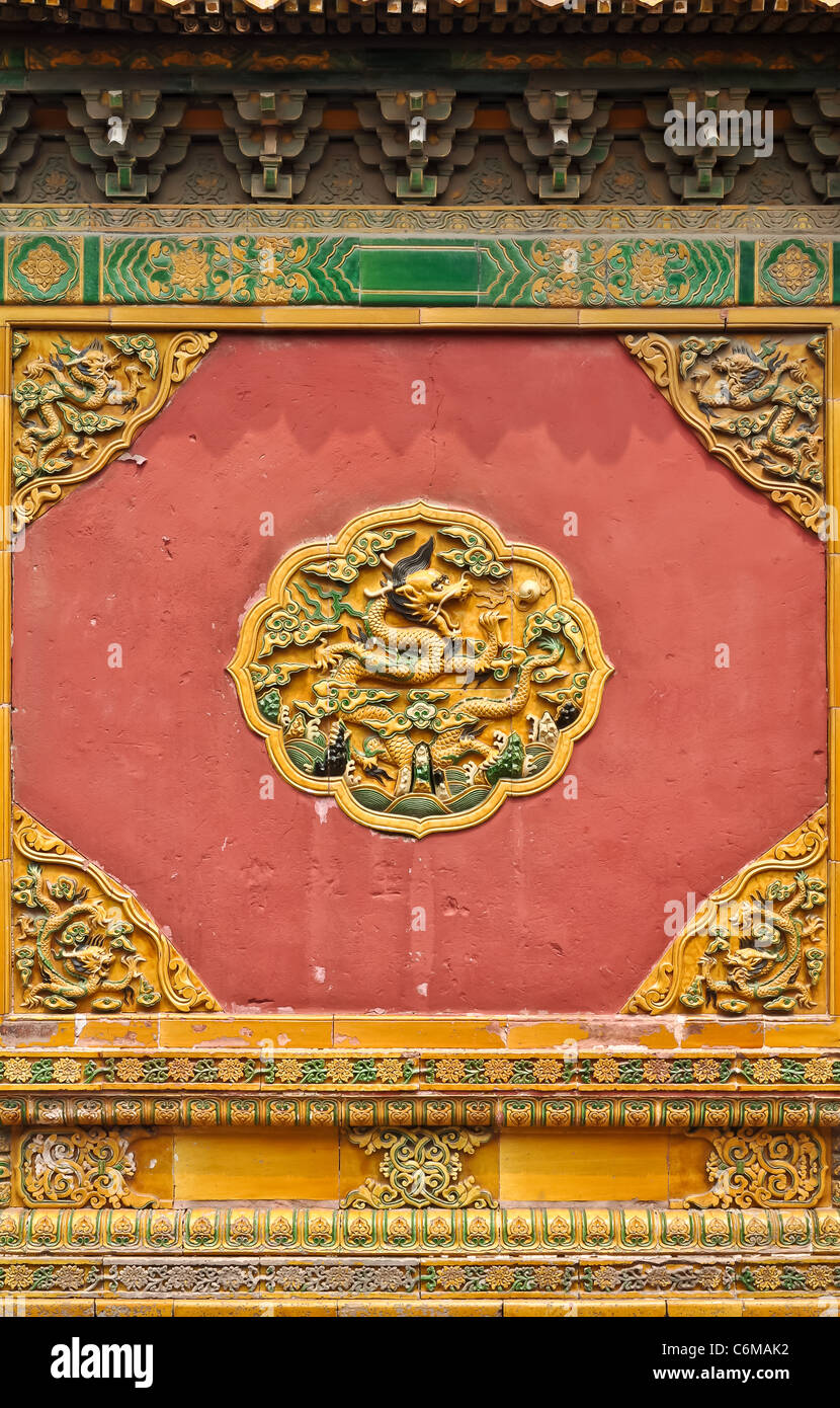 Chinese temple wall painting hi-res stock photography and images - Alamy