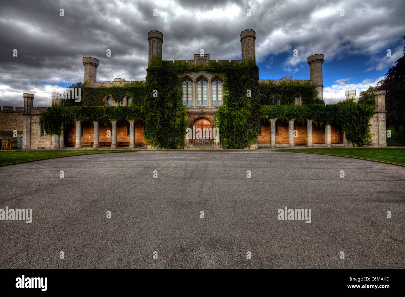 Lincoln city, Lincolnshire inside the Castle grounds, the Crown Court ...