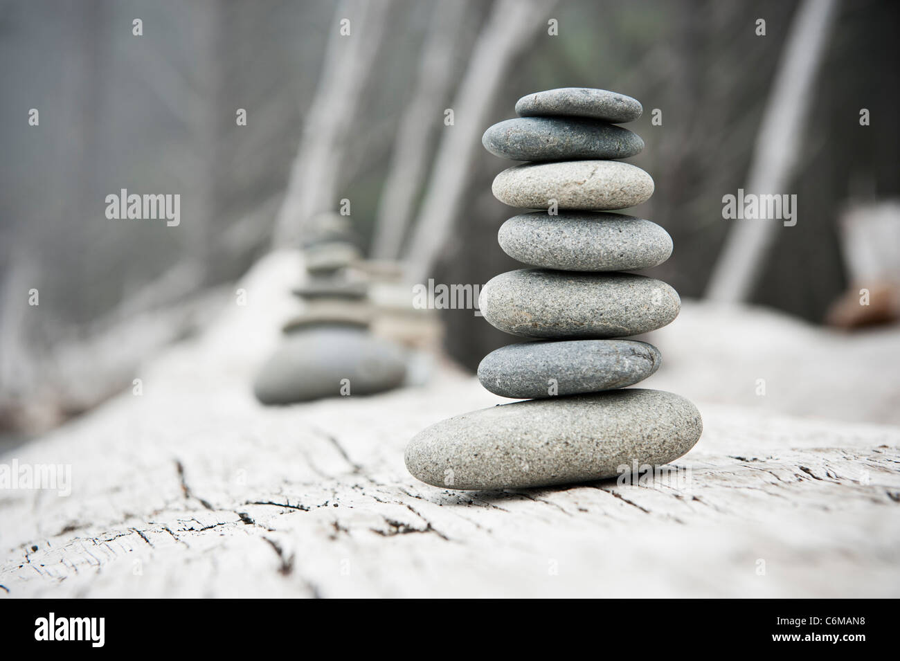 Rock cairn beach hi-res stock photography and images - Alamy