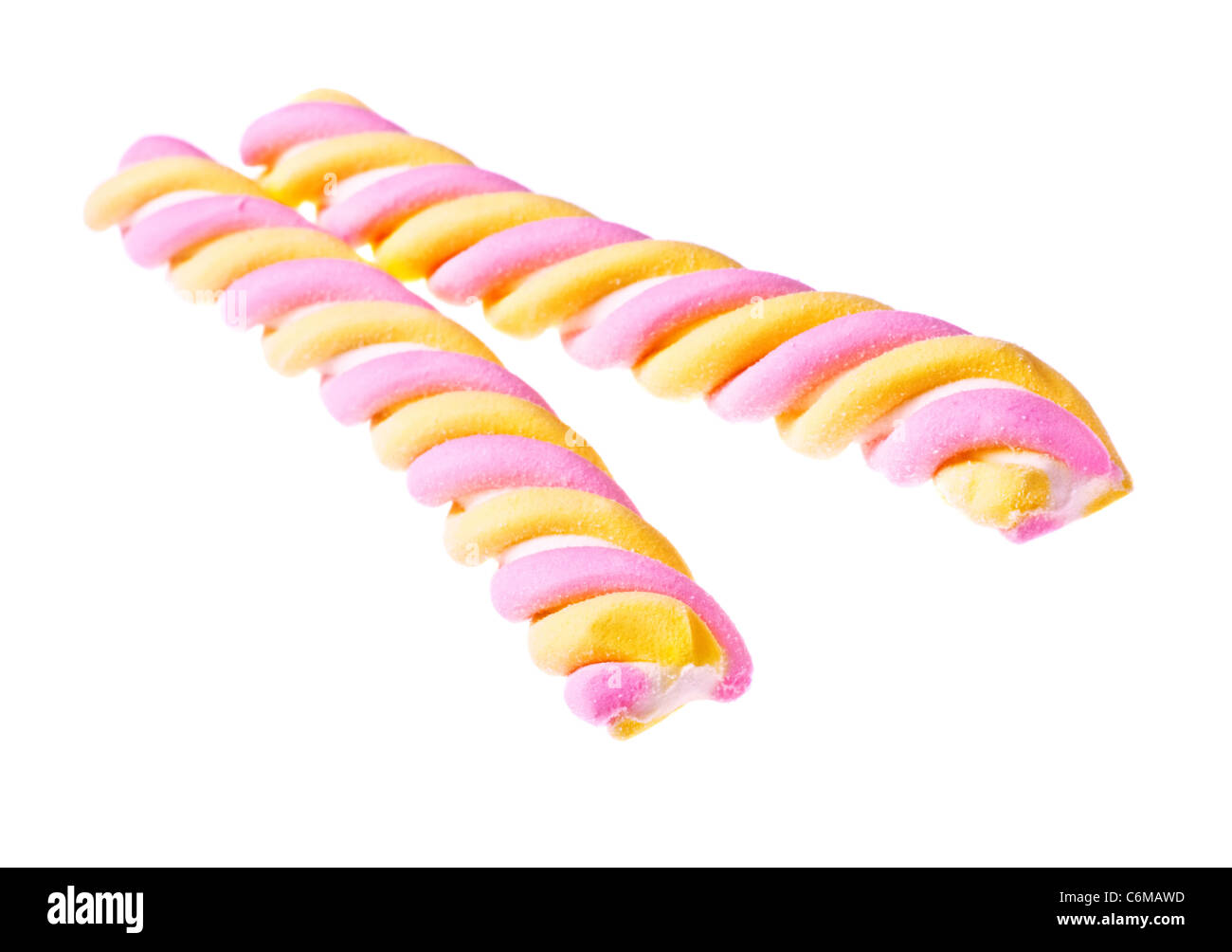 colored candy stick isolated on white background Stock Photo - Alamy