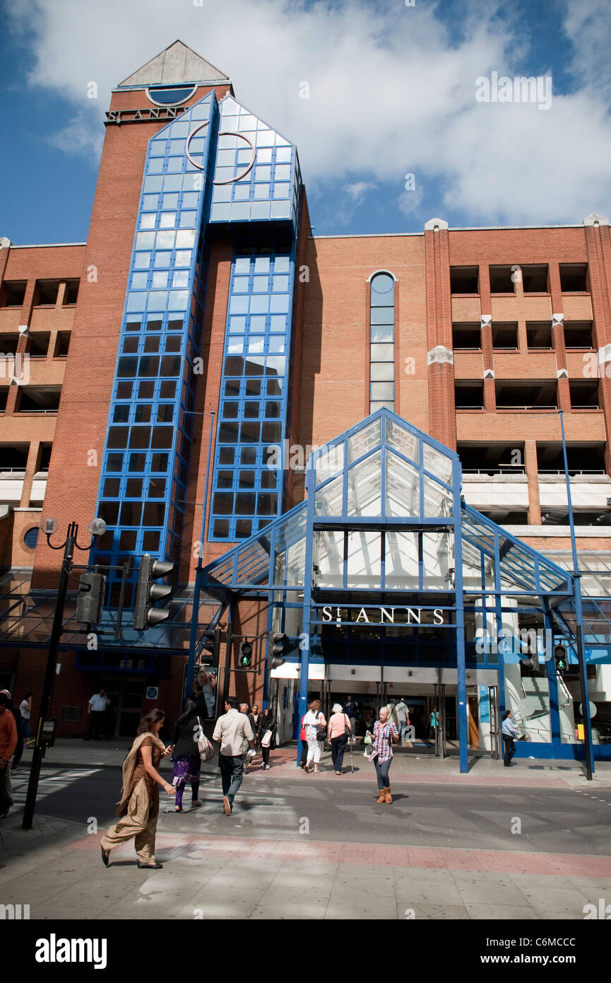 Entrance to the St Anns shopping centre in Harrow on the Hill ...