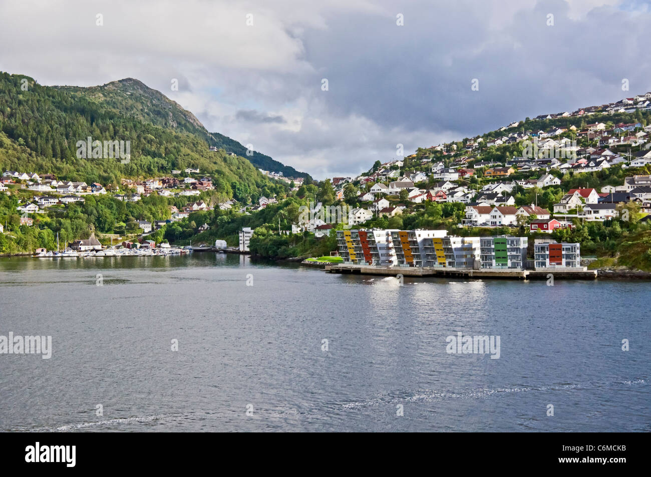 Olsvik is a suburb to Bergen in Norway and demonstrates the way ...