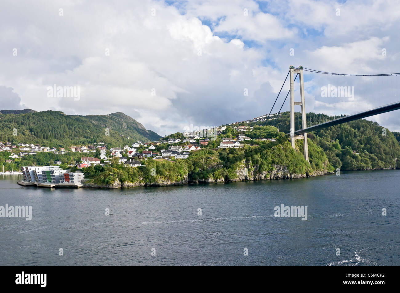 Olsvik is a suburb to Bergen in Norway and is located by the Byfjorden ...