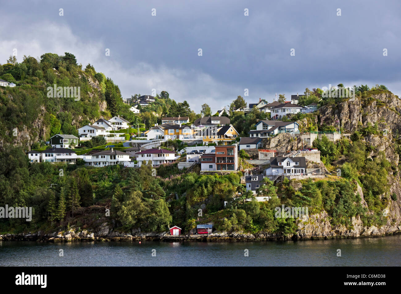 Godvik is a suburb to Bergen in Norway and demonstrates the way ...