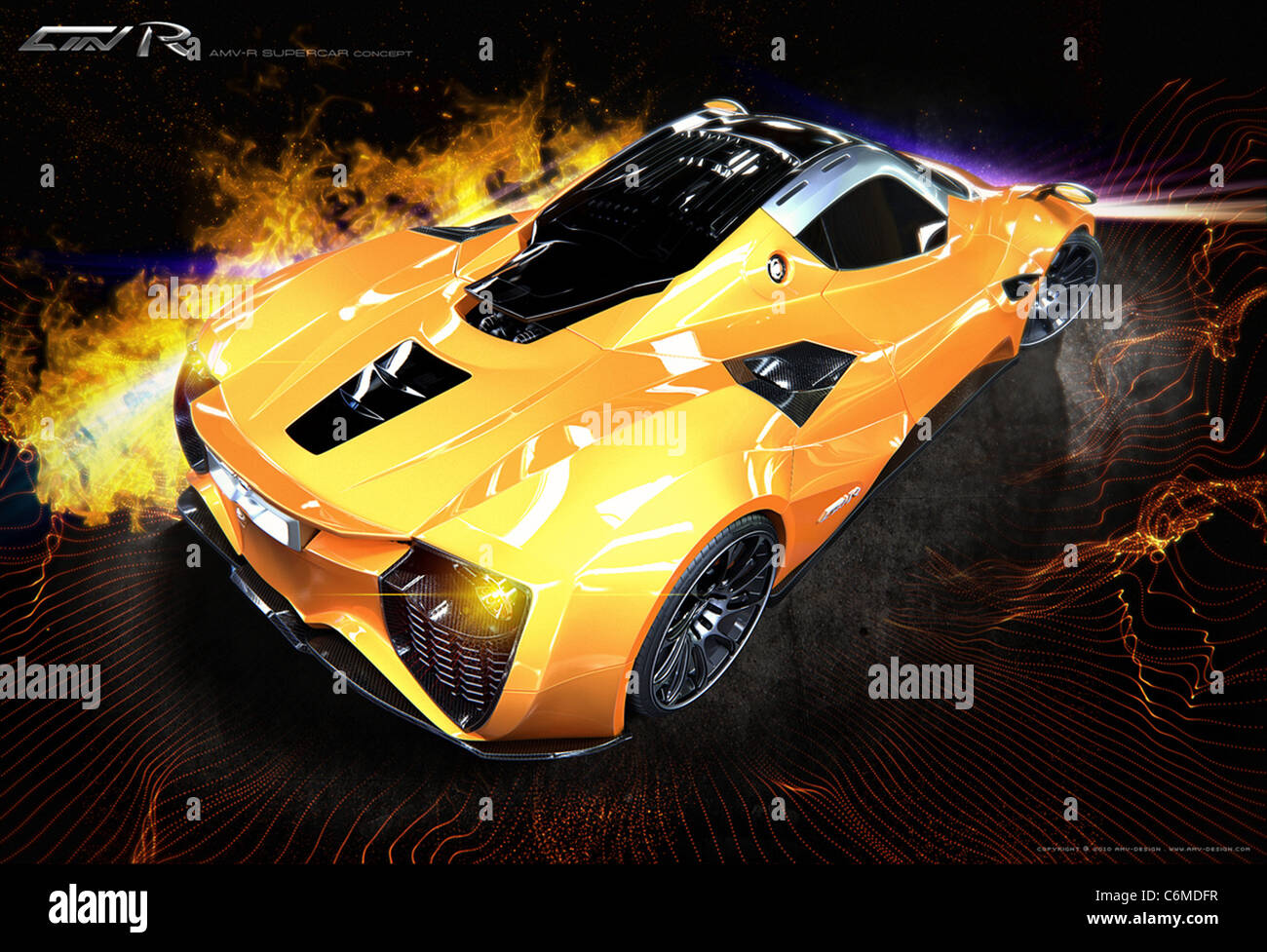 AMV-R Supercar concept is a real road scorcher AMV-R Supercar is a ...