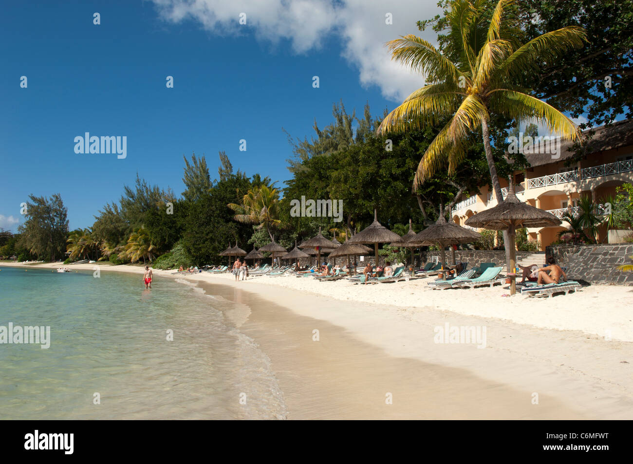 Mauritius Island Beach Sunbathing High Resolution Stock Photography and ...