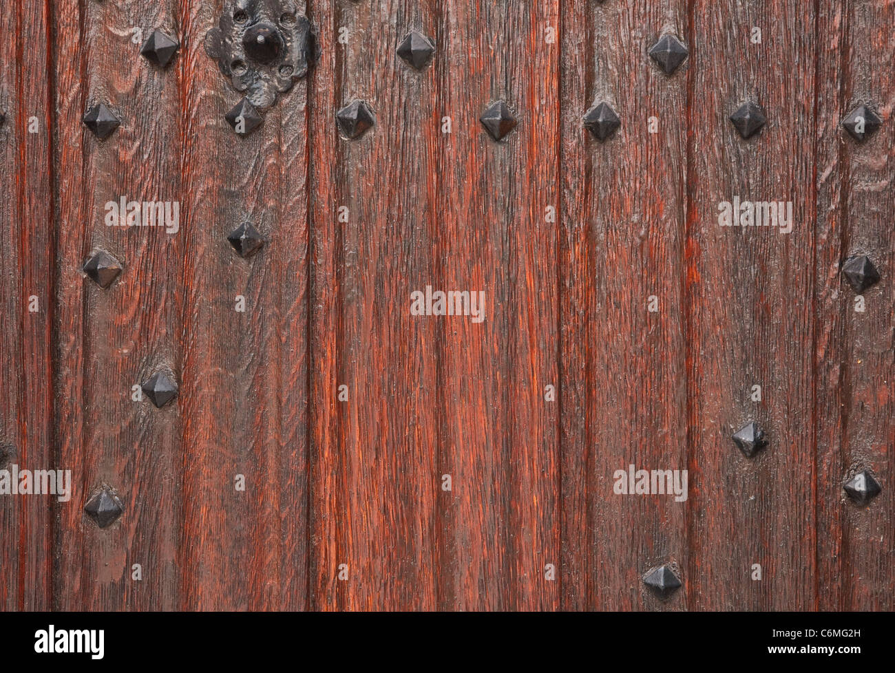 Door with iron studs hi-res stock photography and images - Alamy